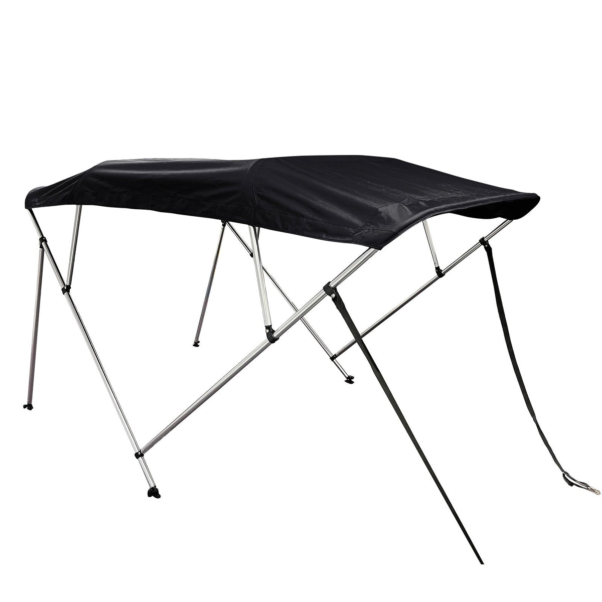 Savvycraft Waterproof 4 Bow Bimini Top Round Tube Full Set 96" Long, 5 ...